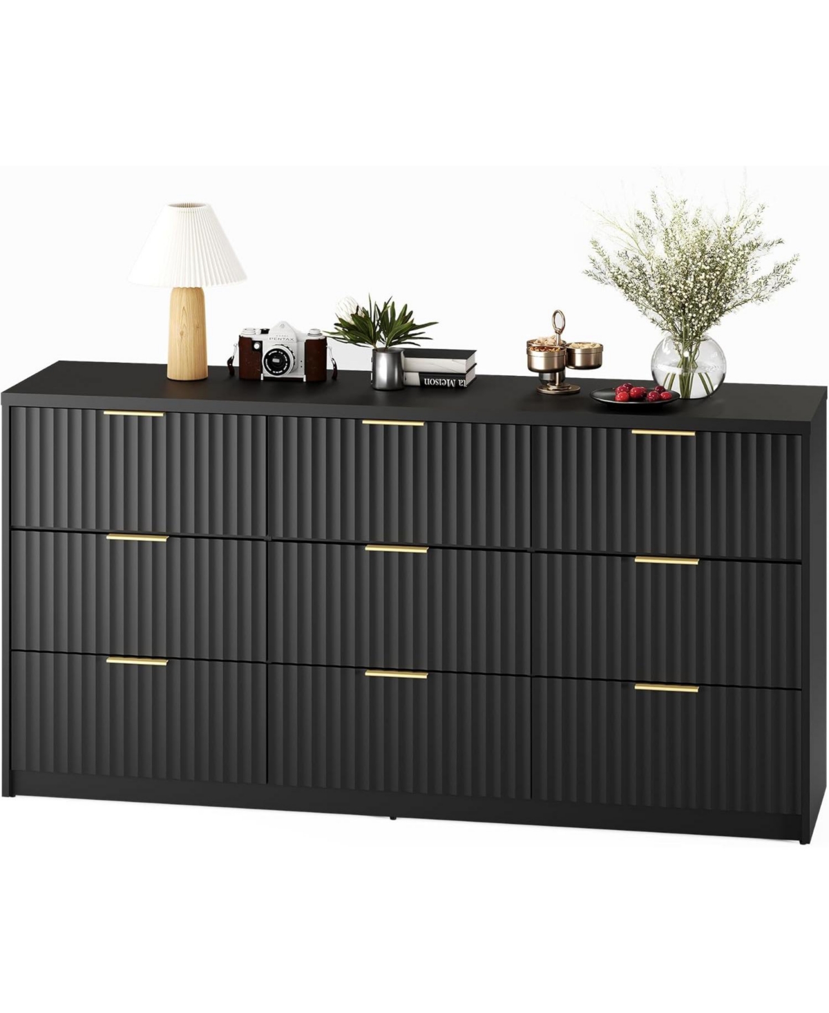 Click here for gaomon Compact Wood Dresser Chest of Drawers for B... prices