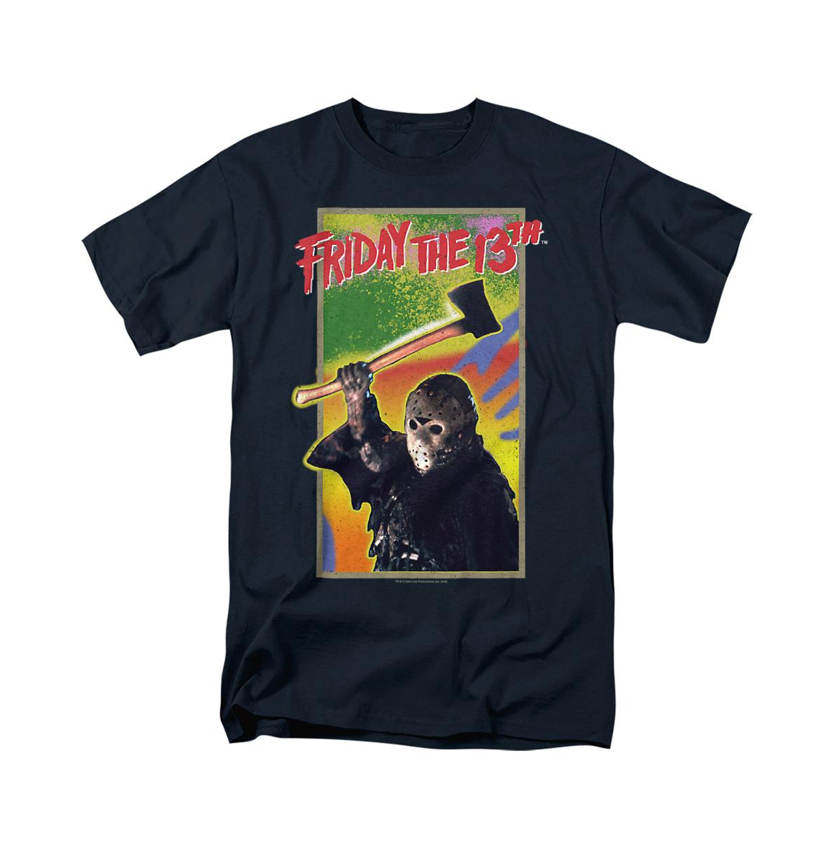 Click here for Friday The 13th Mens Retro Game T Shirt - Navy prices