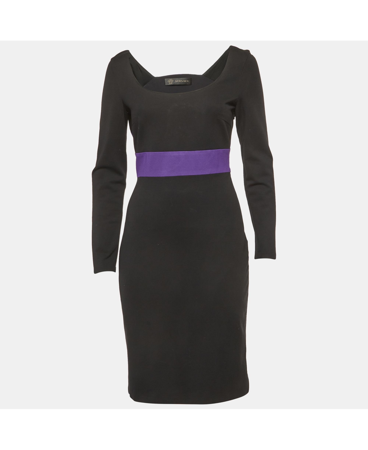 Click here for Pre-Owned Versace Womens Cotton Knit Mini Dress prices