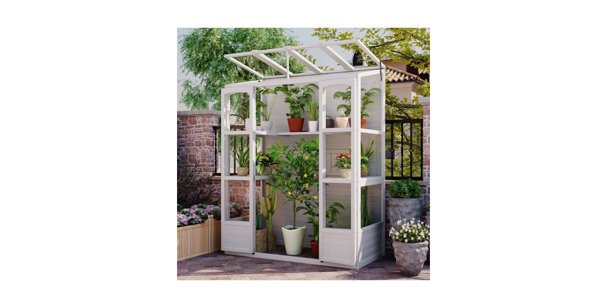 Click here for Lovmor 6.5 Ft Wood Polycarbonate Cold Frame Greenh... prices