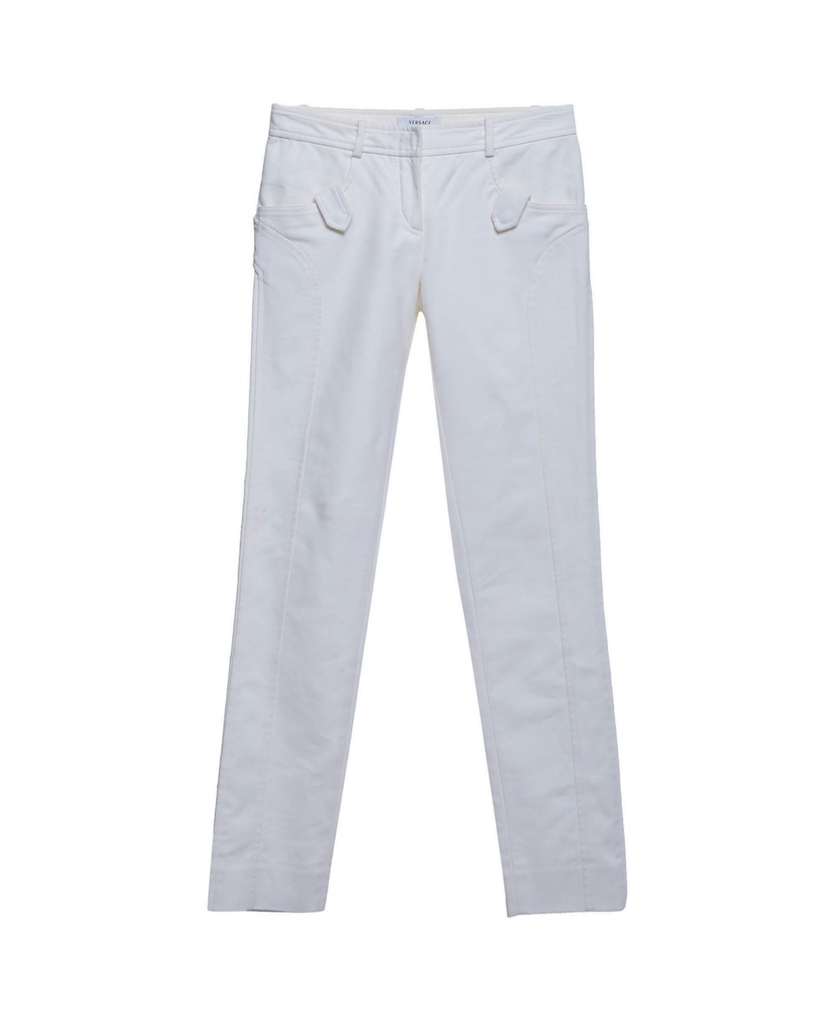 Click here for Pre-Owned Versace Womens Cotton Blend Straight Fit... prices