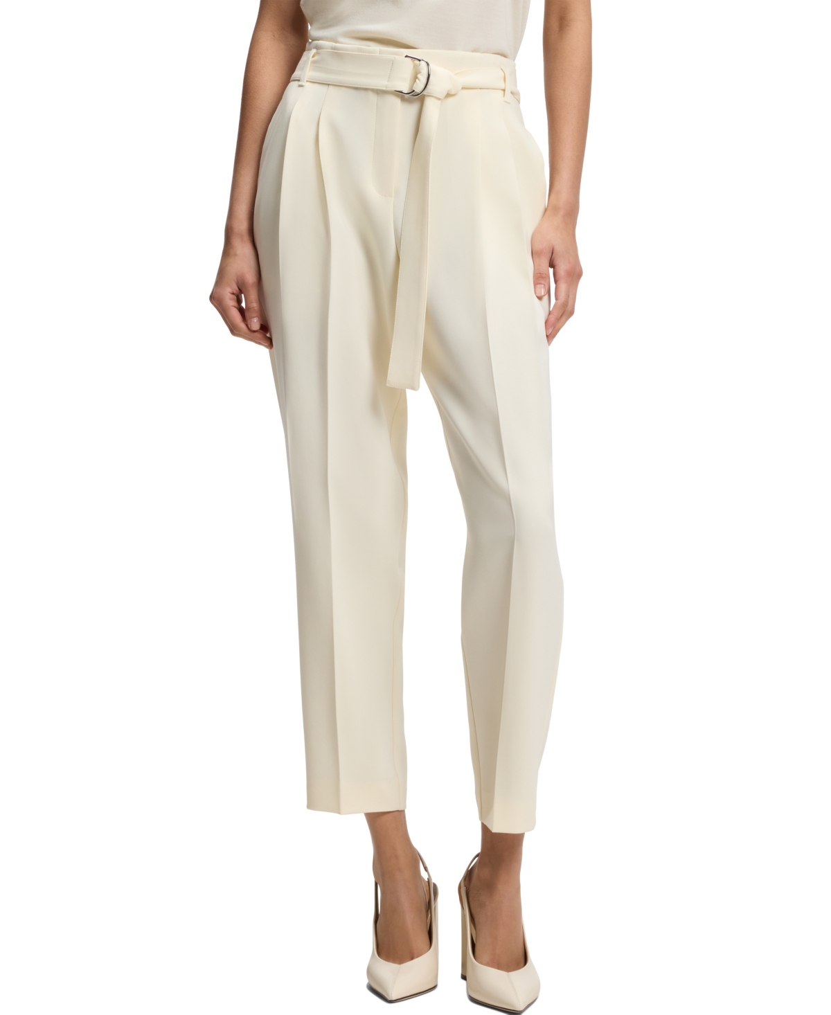 Click here for Boss by Hugo Boss Womens Japanese Crepe Tapered-Fi... prices