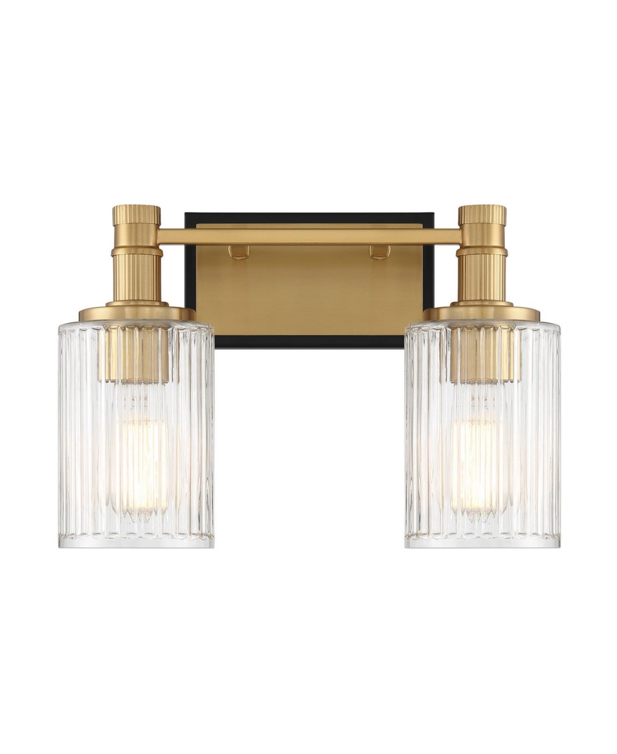 Click here for Concord 2-Light Bathroom Vanity Light in Matte Bla... prices