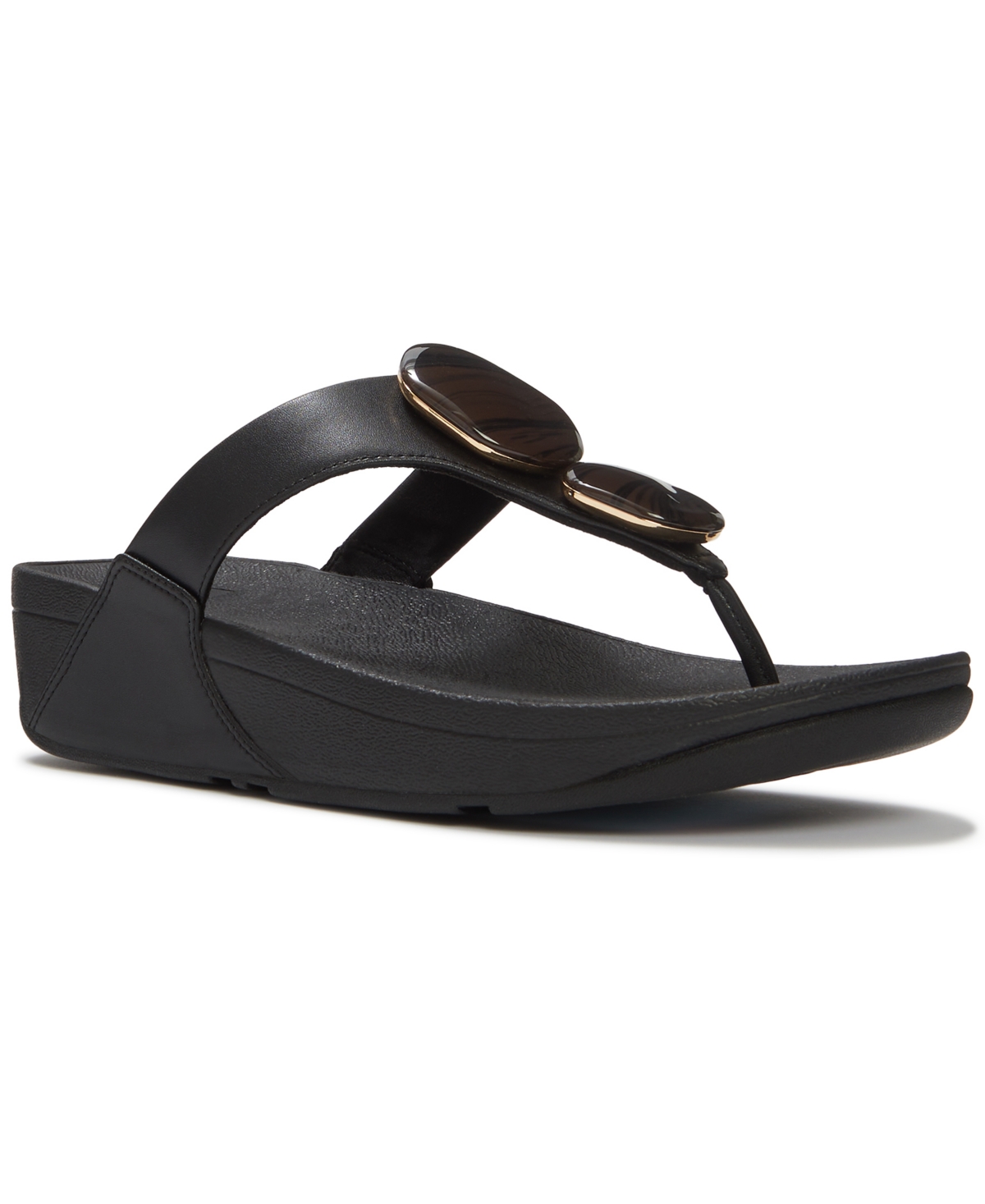 Click here for FitFlop Womens Lulu Marbled-Stone Wedge Sandals -... prices
