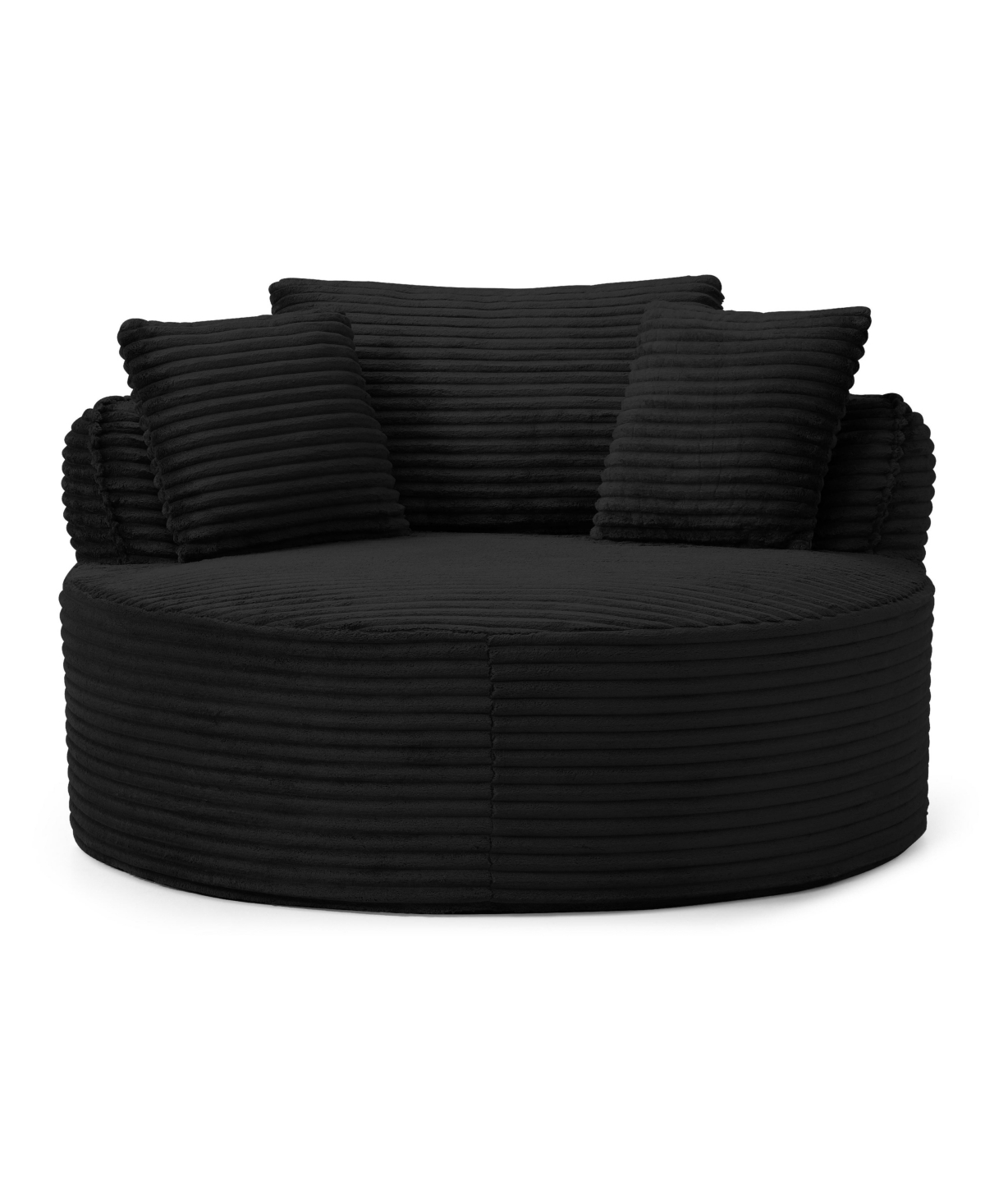 Click here for Cesicia Corduroy Round Accent Chair with Deep Seat... prices