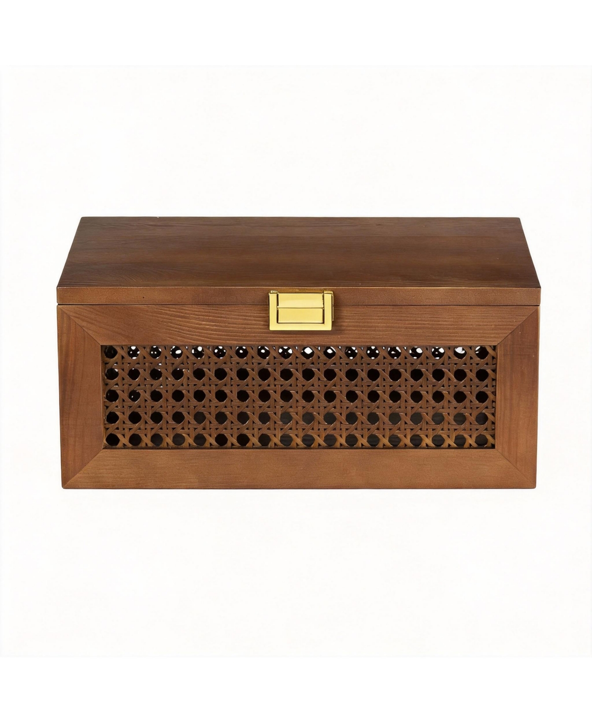 Click here for Yigii large Rattan Storage Box with Lid for Keepsa... prices