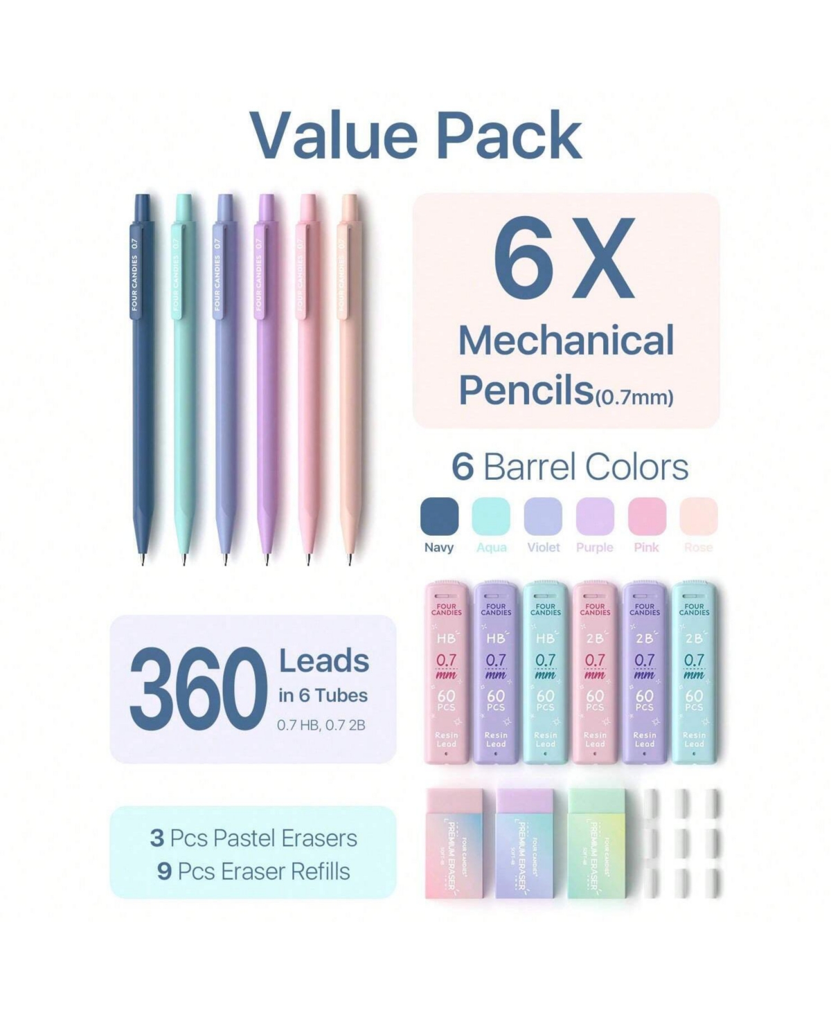 Click here for Htutwoo 0.7 millimeter Mechanical Pencil Set with... prices
