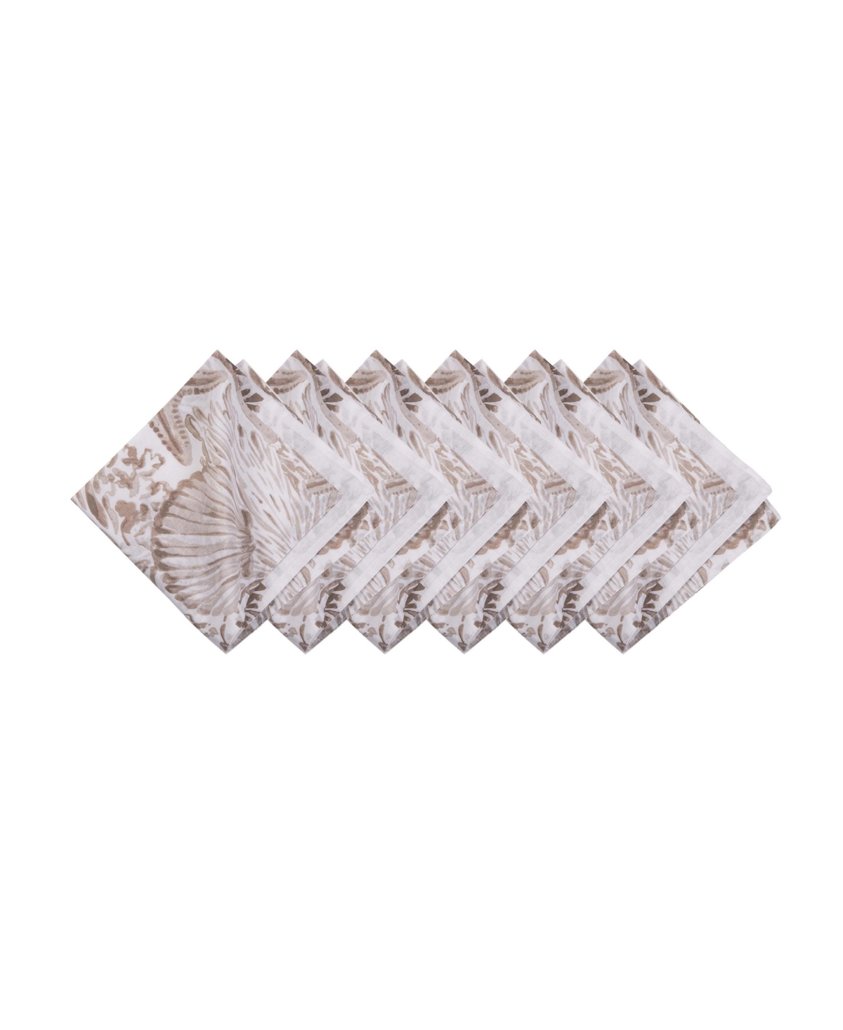 Click here for C&F Home Barley Coast Shells Set of 6 Cloth Napkin... prices
