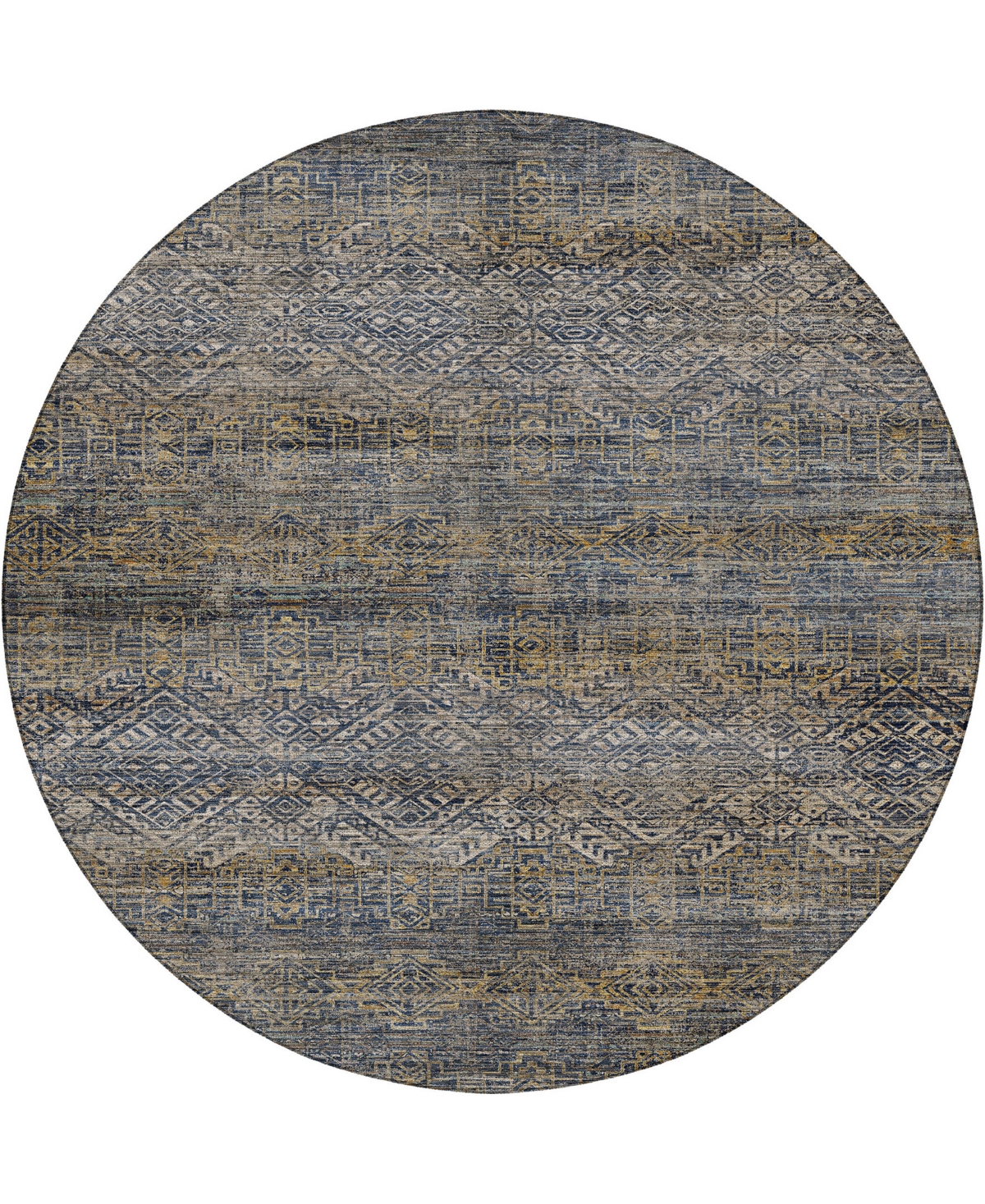 Click here for Dalyn Vico VC8 8x8 Round Area Rug - Blue prices