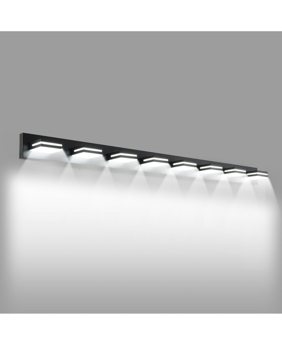 Click here for Busdays Modern Black Led Vanity Light 8 Lights Wal... prices