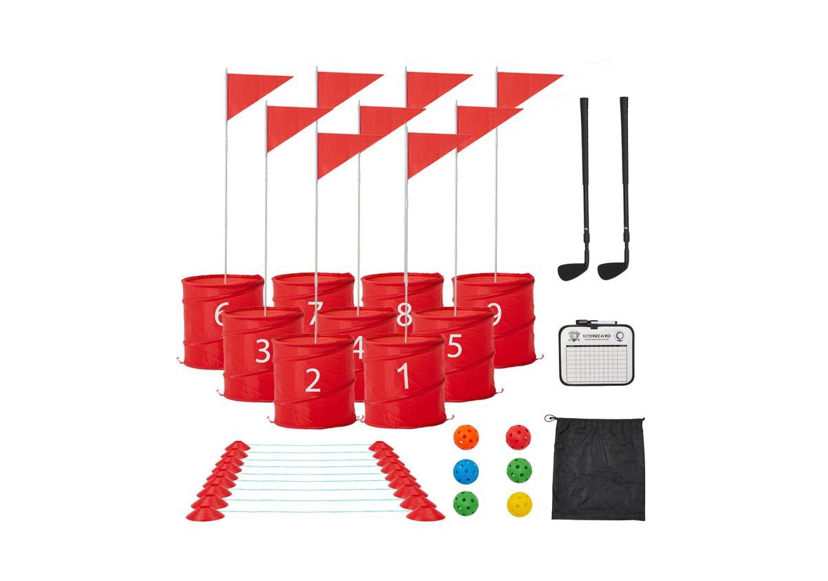 Click here for Aecojoy Bucket Yard Golf Game with Clubs 9 Hole Se... prices