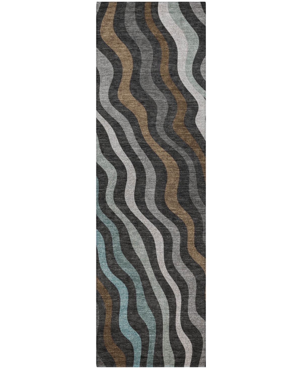 Click here for Dalyn Kenner KN4 23x76 Runner Area Rug - Black prices