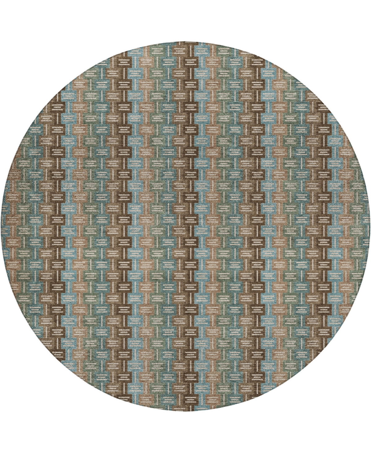 Click here for Dalyn Kenner KN3 8x8 Round Area Rug - Brown prices