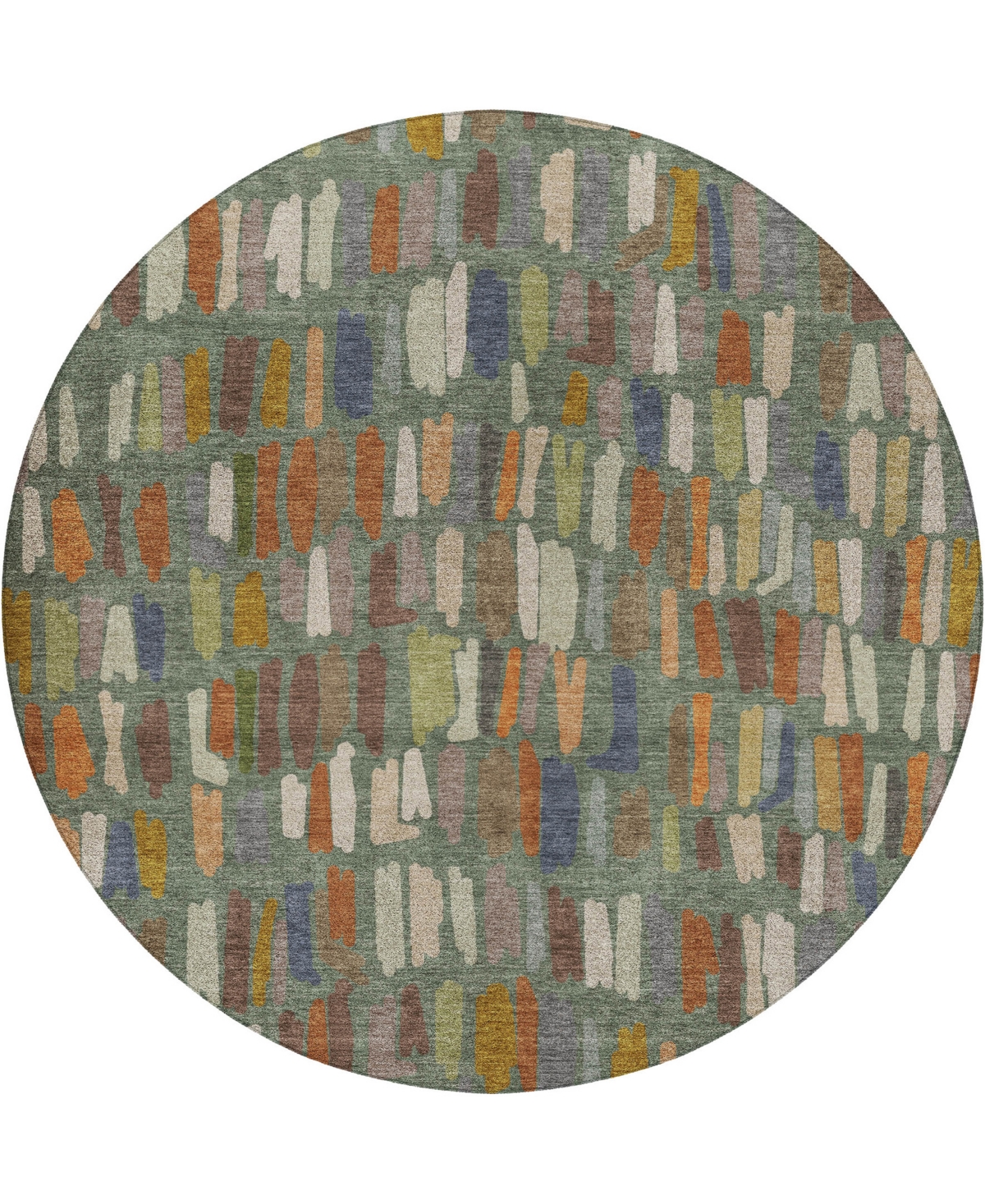 Click here for Dalyn Kenner KN5 8x8 Round Area Rug - Green prices