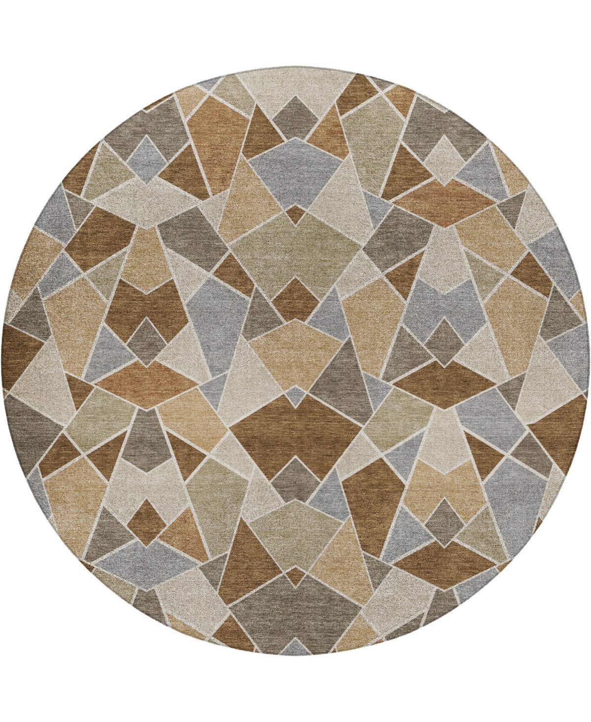Click here for Dalyn Kenner KN8 8x8 Round Area Rug - Brown prices