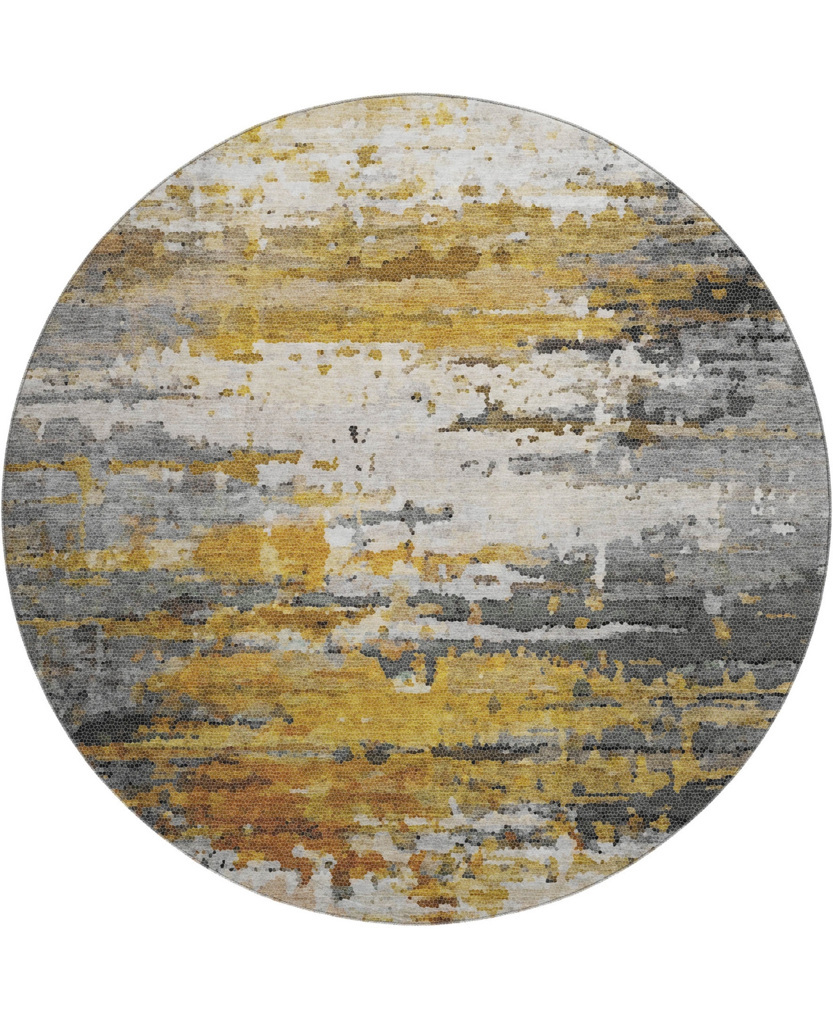 Click here for Dalyn Lumara LM1 8x8 Round Area Rug - Gray prices