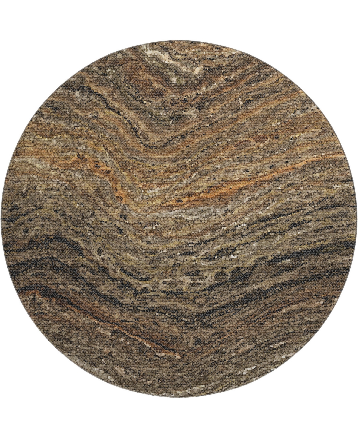 Click here for Dalyn Lumara LM3 8x8 Round Area Rug - Brown prices