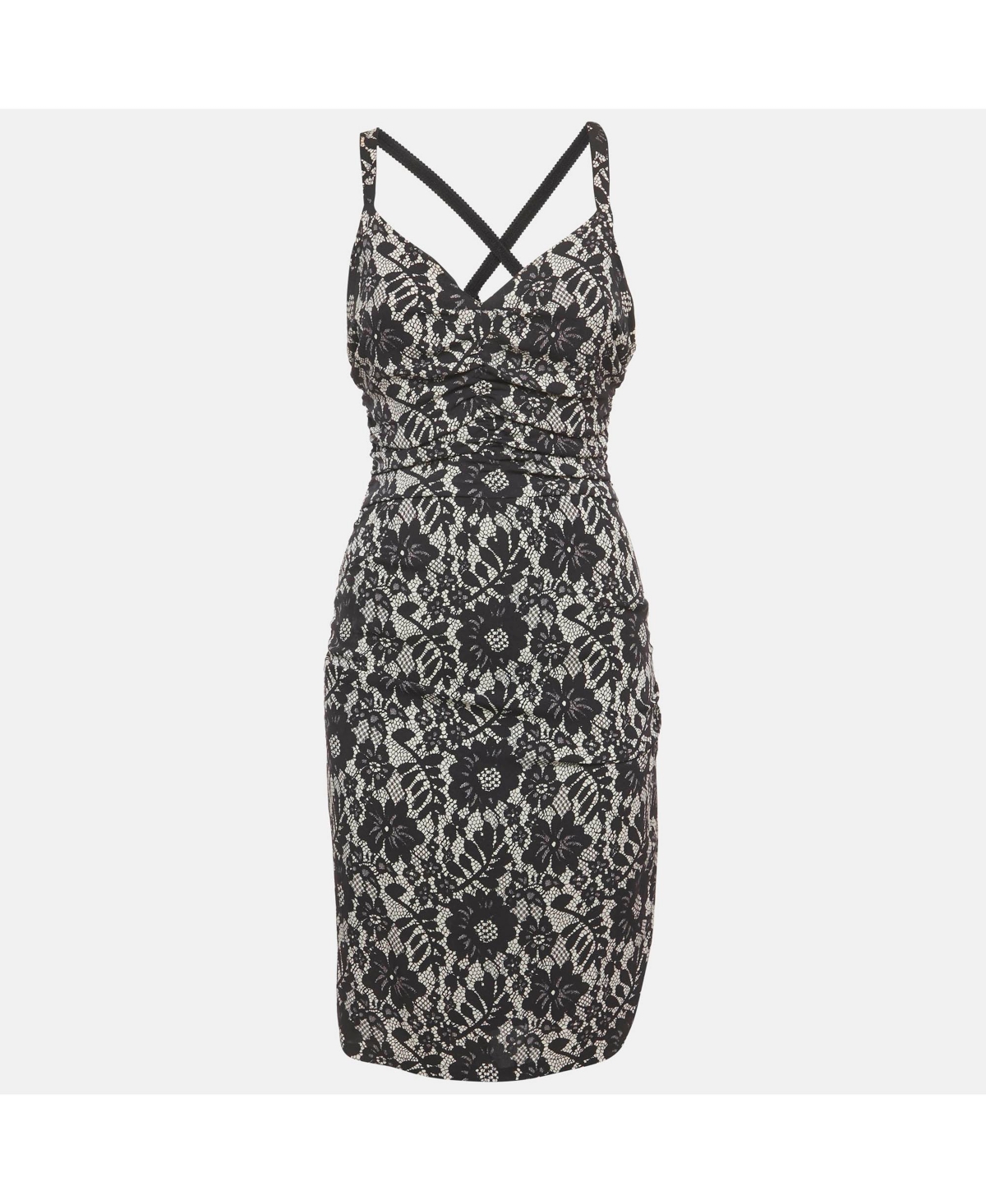 Click here for Pre-Owned Dolce & Gabbana Womens Lace Print Jersey... prices