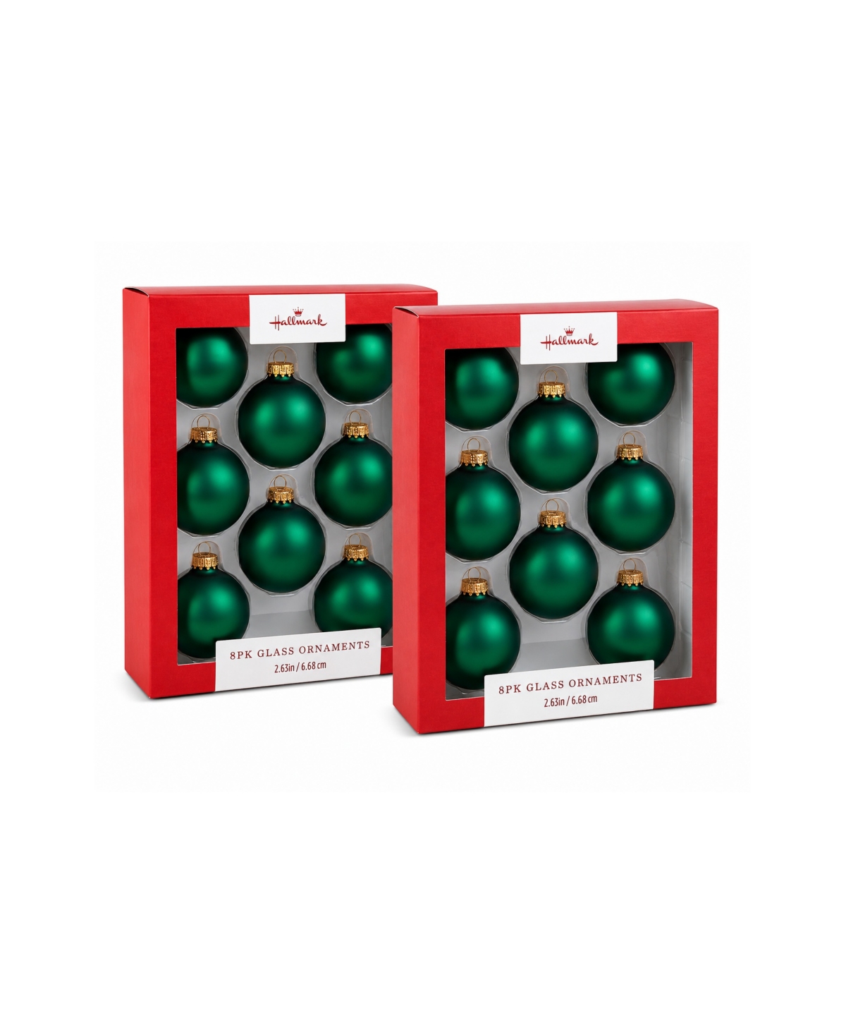 Click here for Hallmark Holiday 16-Piece Velvet Glass Ball Orname... prices