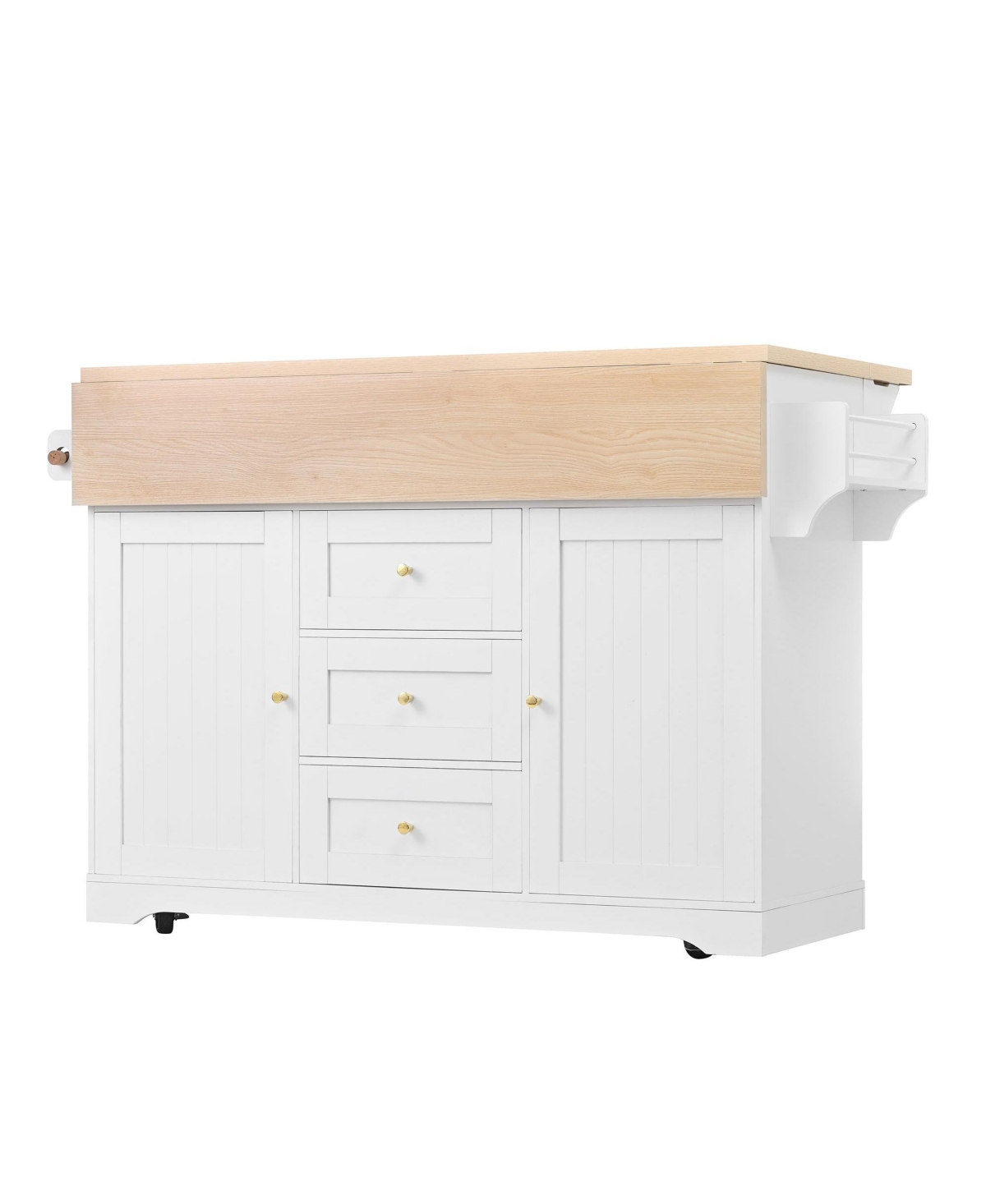 Click here for Clihome Rolling Kitchen Island with Power Outlet... prices