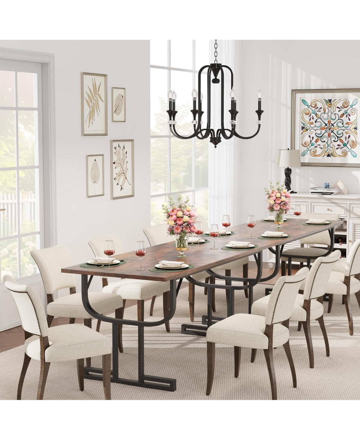 Click here for gaomon 70.8 Inch Rectangular Dining Table for 6/8... prices