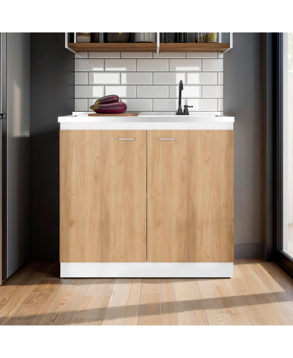 Click here for Fm Furniture Napoles Utility Sink with Built-In St... prices