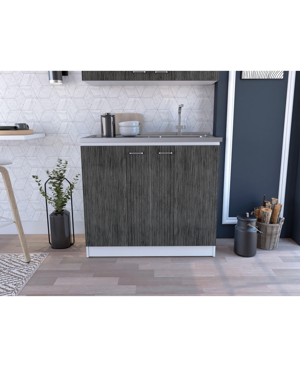 Click here for Fm Furniture Napoles Utility Sink with Built-In St... prices
