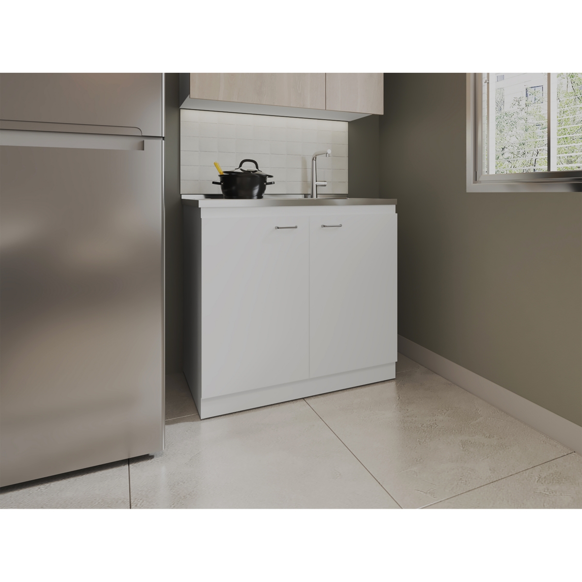 Click here for Fm Furniture Napoles Utility Sink with Built-In St... prices