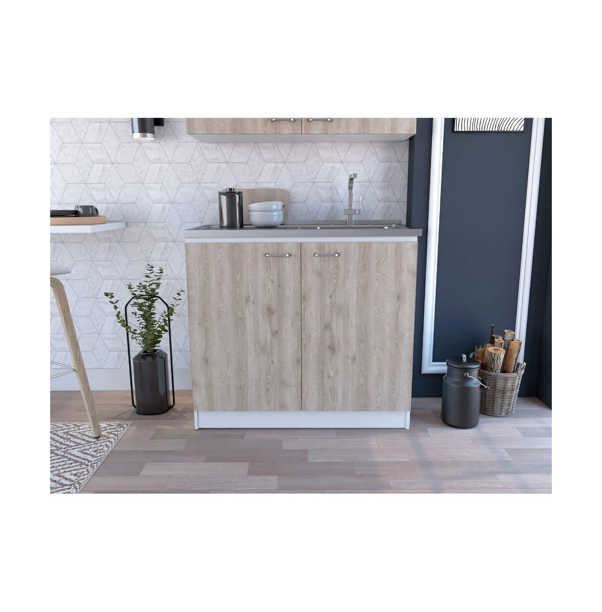 Click here for Fm Furniture Napoles Utility Sink with Built-In St... prices