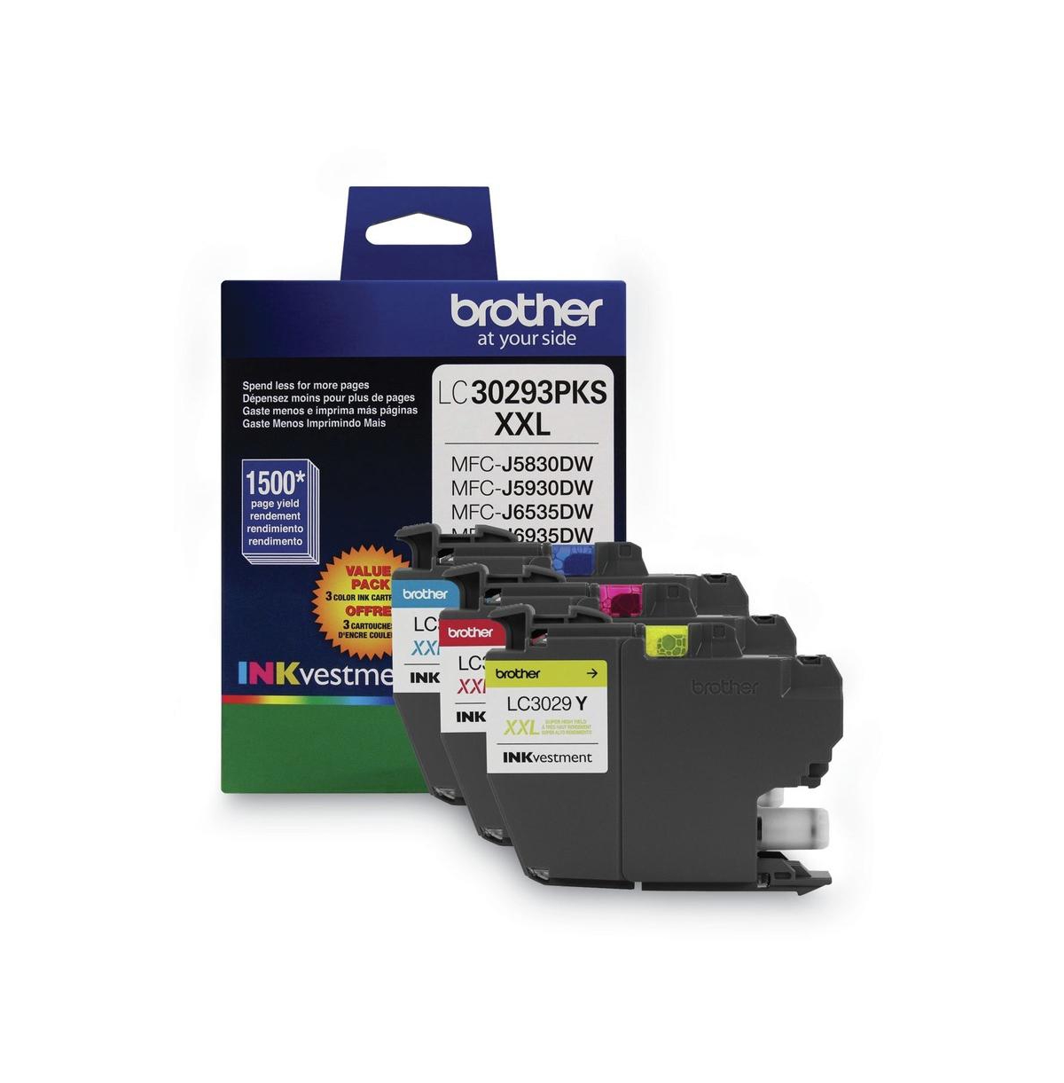 Click here for Brother LC30293PK INKvestment 1 500 Page-Yield Sup... prices