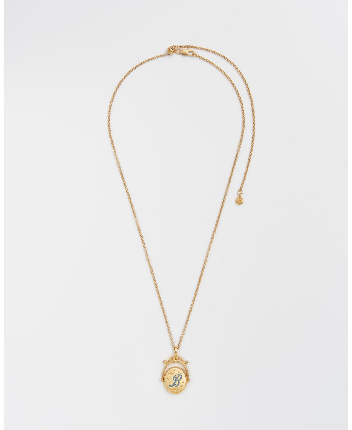 Click here for Fable England B Initial Bluebell Spinner Chain Nec... prices