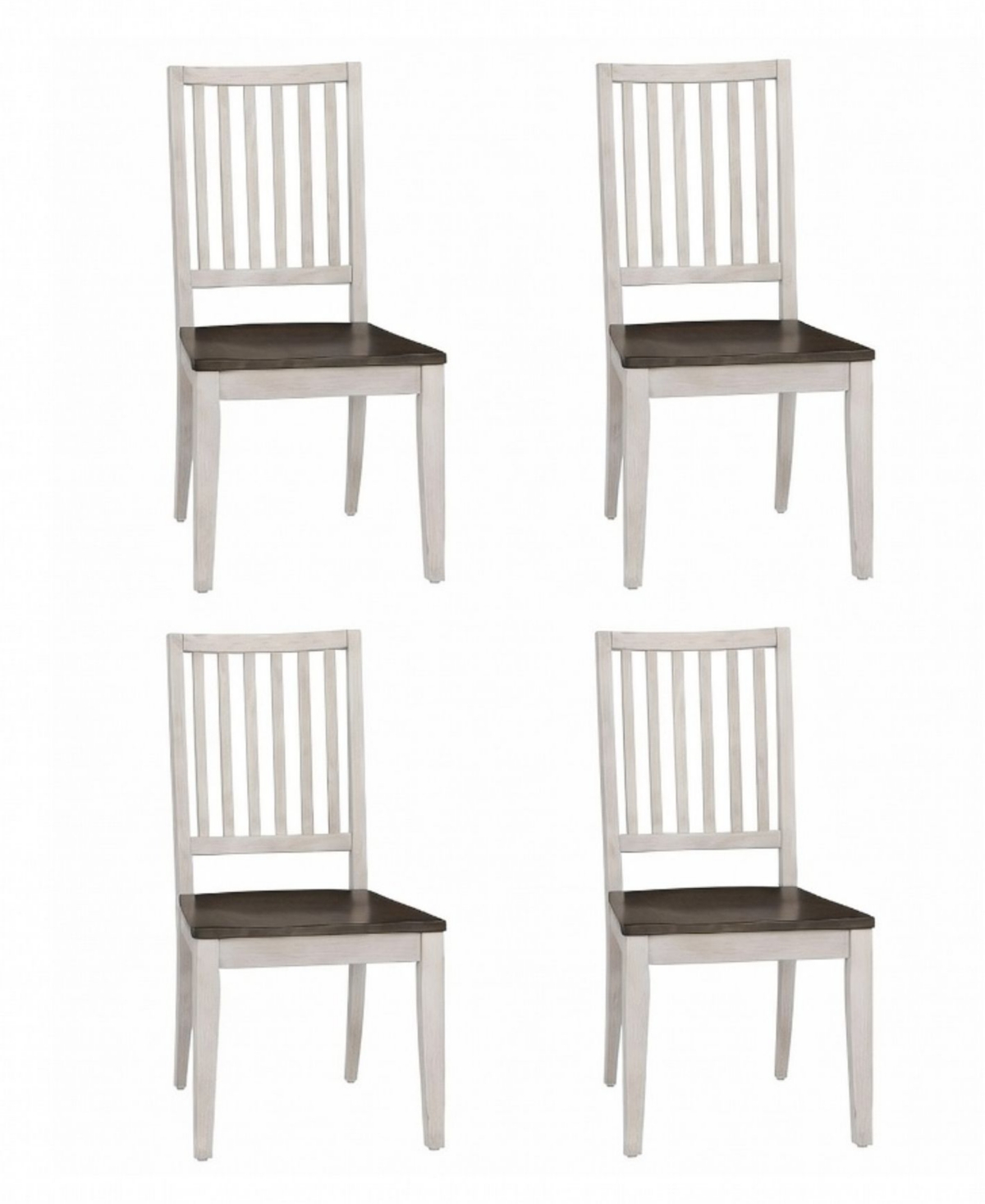Click here for Dawnwood 4-Piece Wood Dining Side Chair Set - Off-... prices