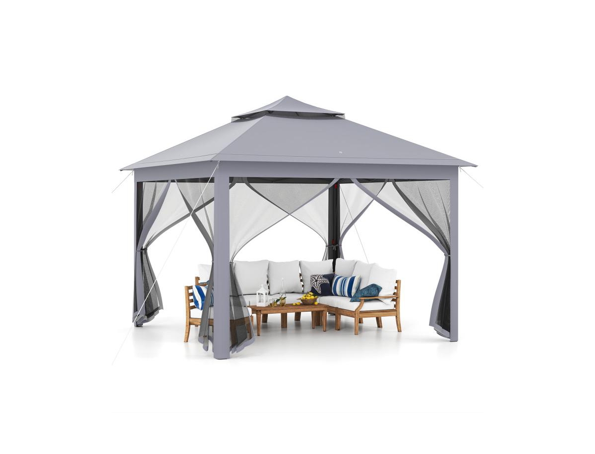 Click here for Boyel Living 11 x 11 Feet 2-Tier Pop-Up Gazebo Ten... prices