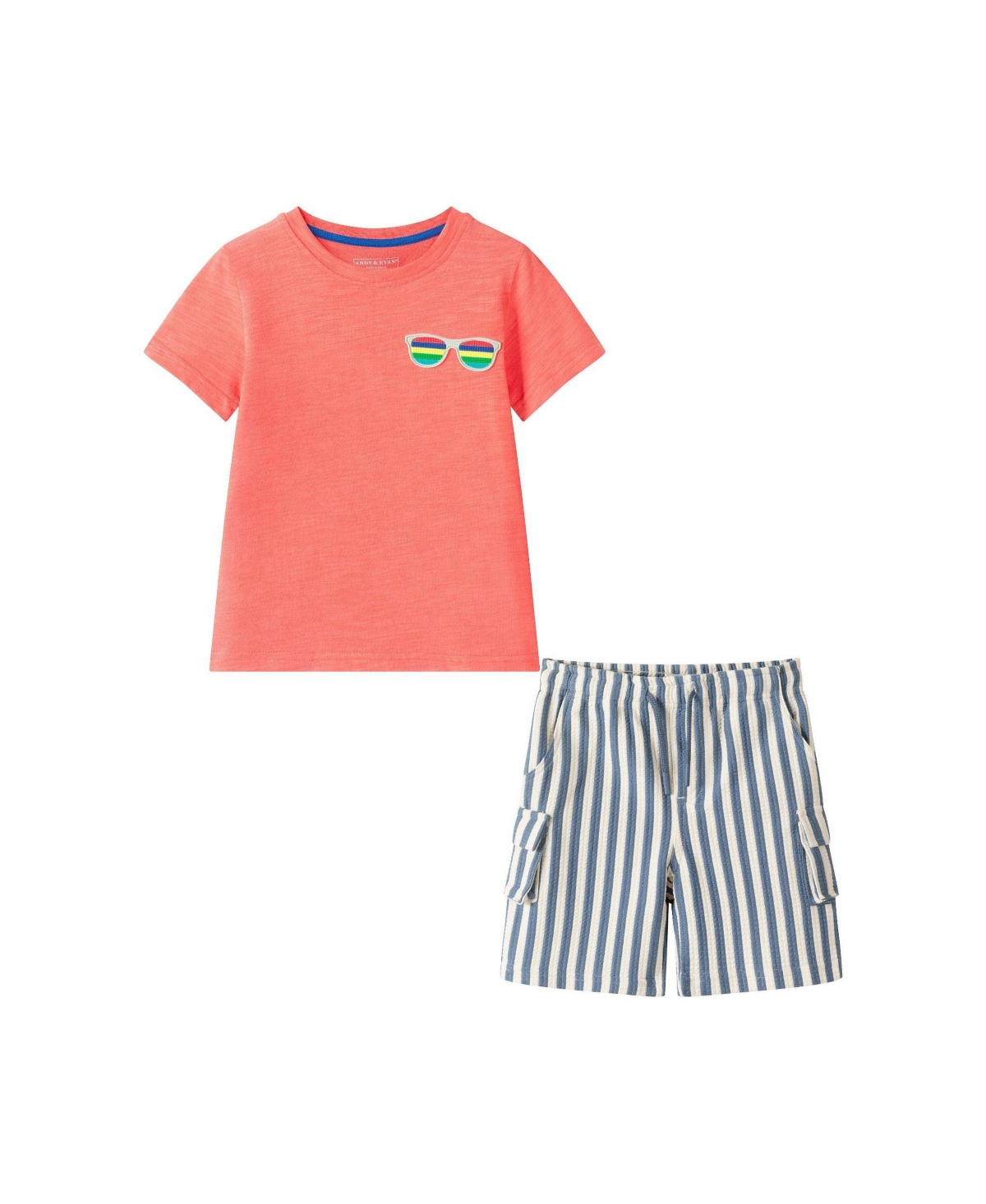 Click here for Andy & Evan Toddler Boys Short Sleeve Summer Shade... prices