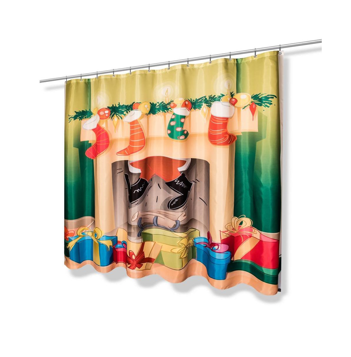 Click here for Carnation Home Fashions Festive Fireplace Christma... prices