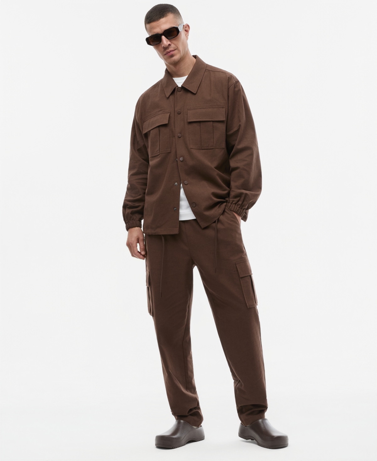 Click here for Mode of One Mens Relaxed-Fit Utility Cargo-Pocket... prices