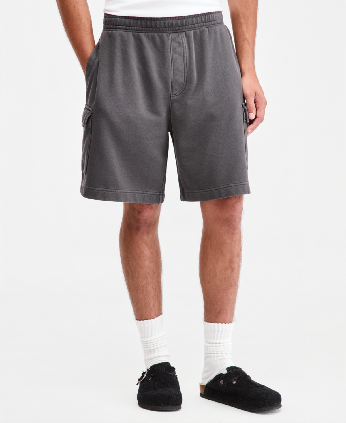 Click here for Sun + Stone Mens Utility Terry Shorts  Macys Exclu... prices