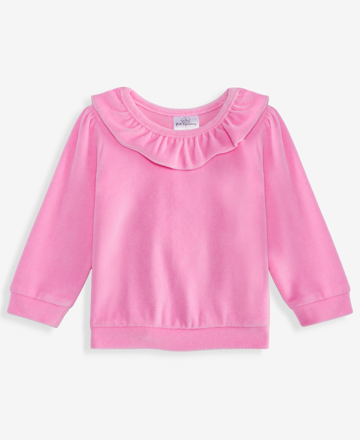 Click here for First Impressions Baby Girls Long-Sleeve Ruffle-Ne... prices