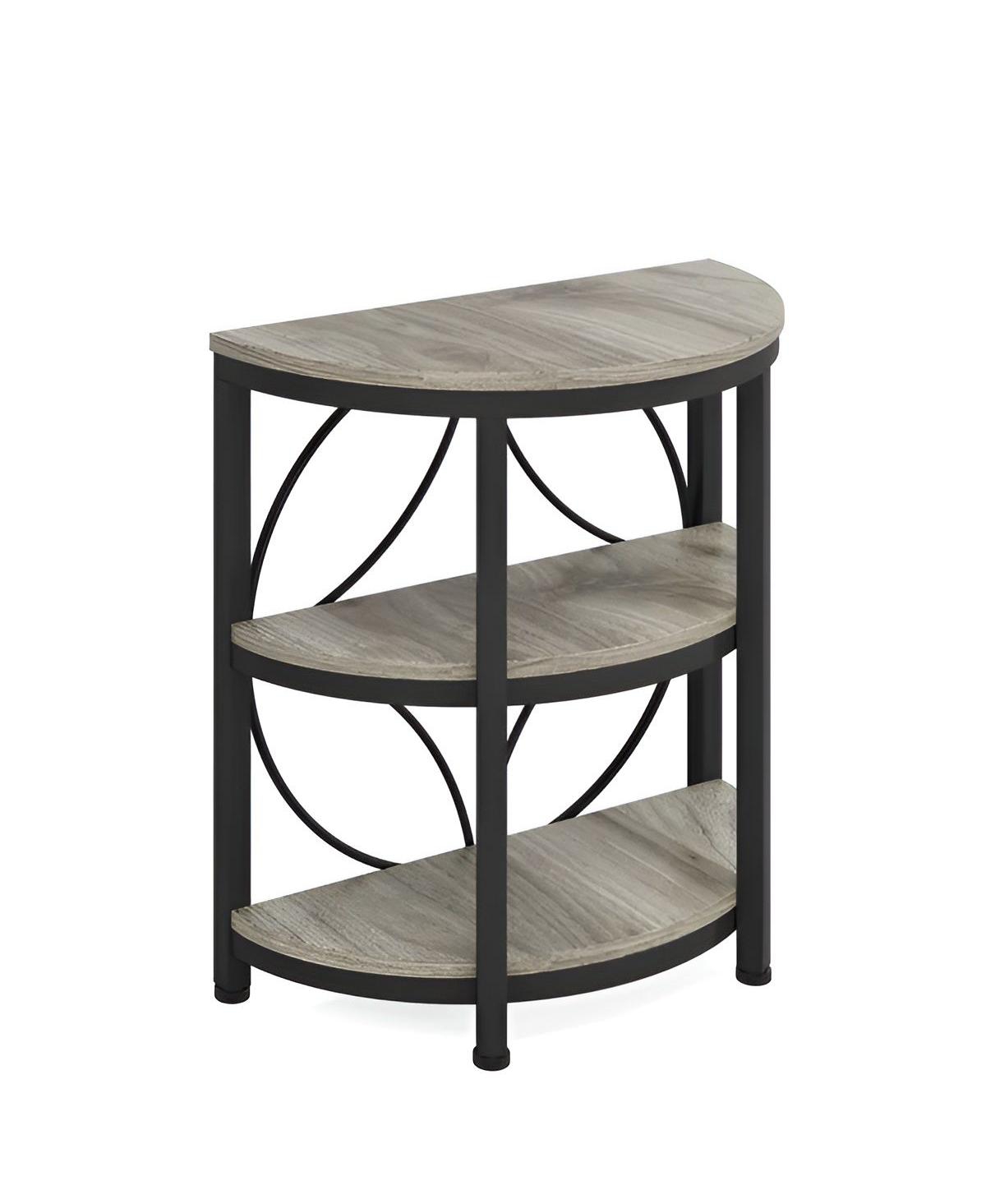 Click here for Slickblue 3 Tier Narrow End Table with Metal Frame... prices