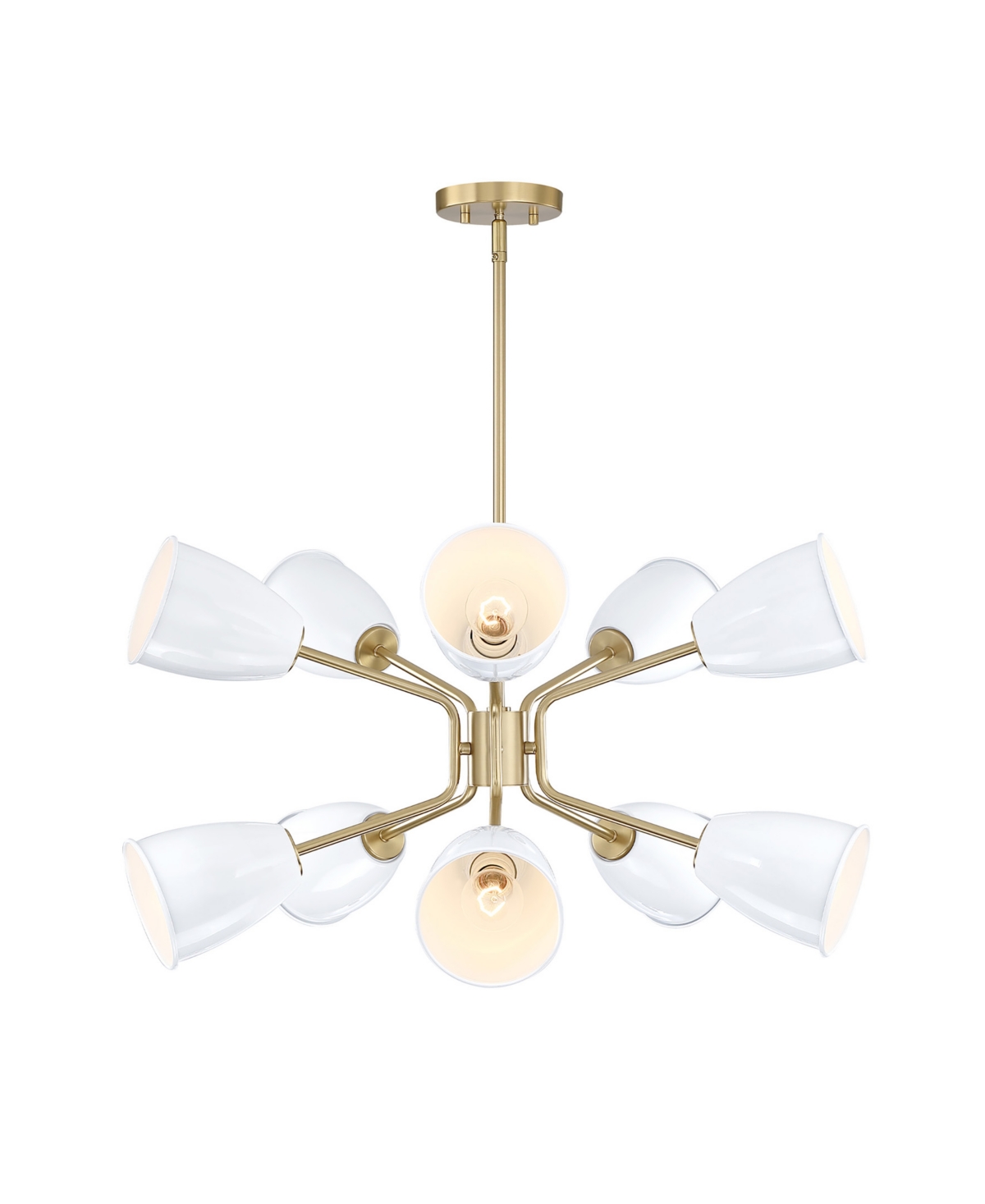 Click here for Designers Fountain Biba 28.5 Metal 10-Light Chande... prices