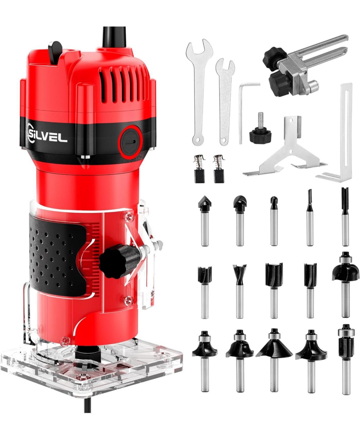 Click here for Silvel Handheld Wood Router 800W 1.25HP with 15-Pi... prices