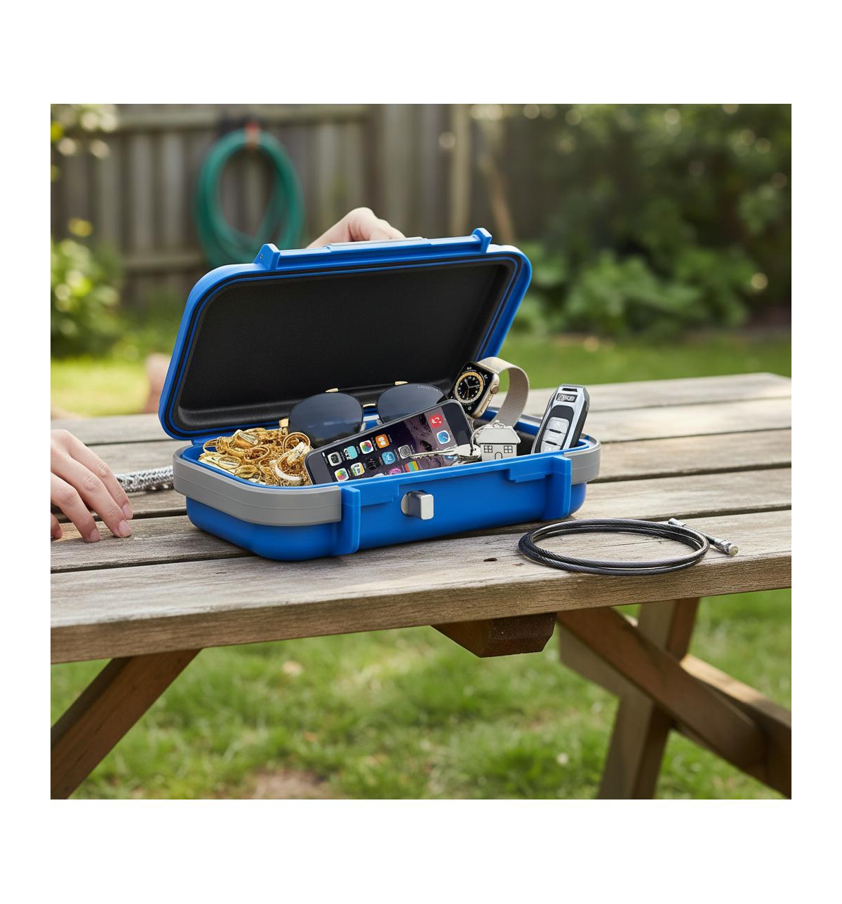 Click here for Seamless Outdoors Portable Beach Safe with Combina... prices