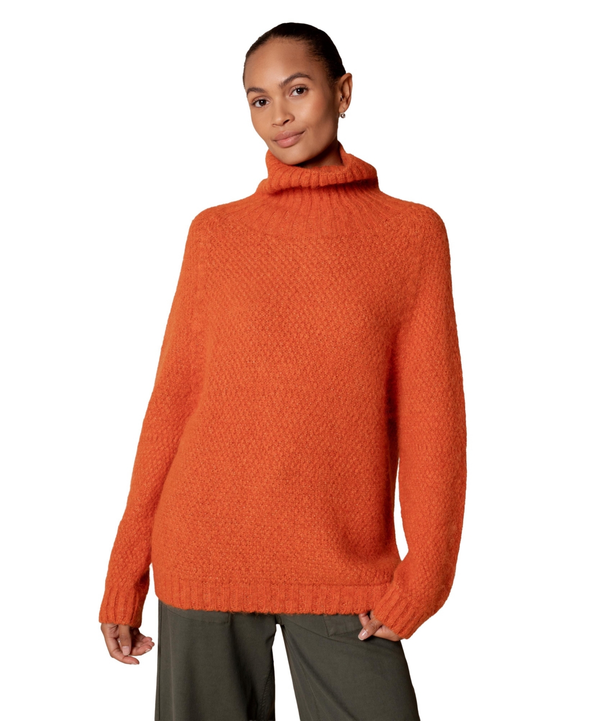 Click here for Celtic & Co. Womens Stitch Detail Turtle Neck Swea... prices