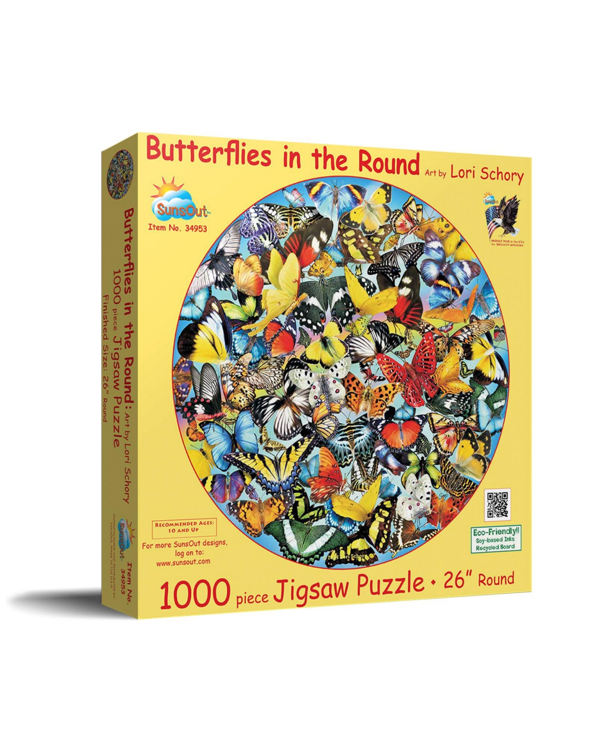 Click here for SunsOut Butterflies in the Round 1000 piece Jigsaw... prices