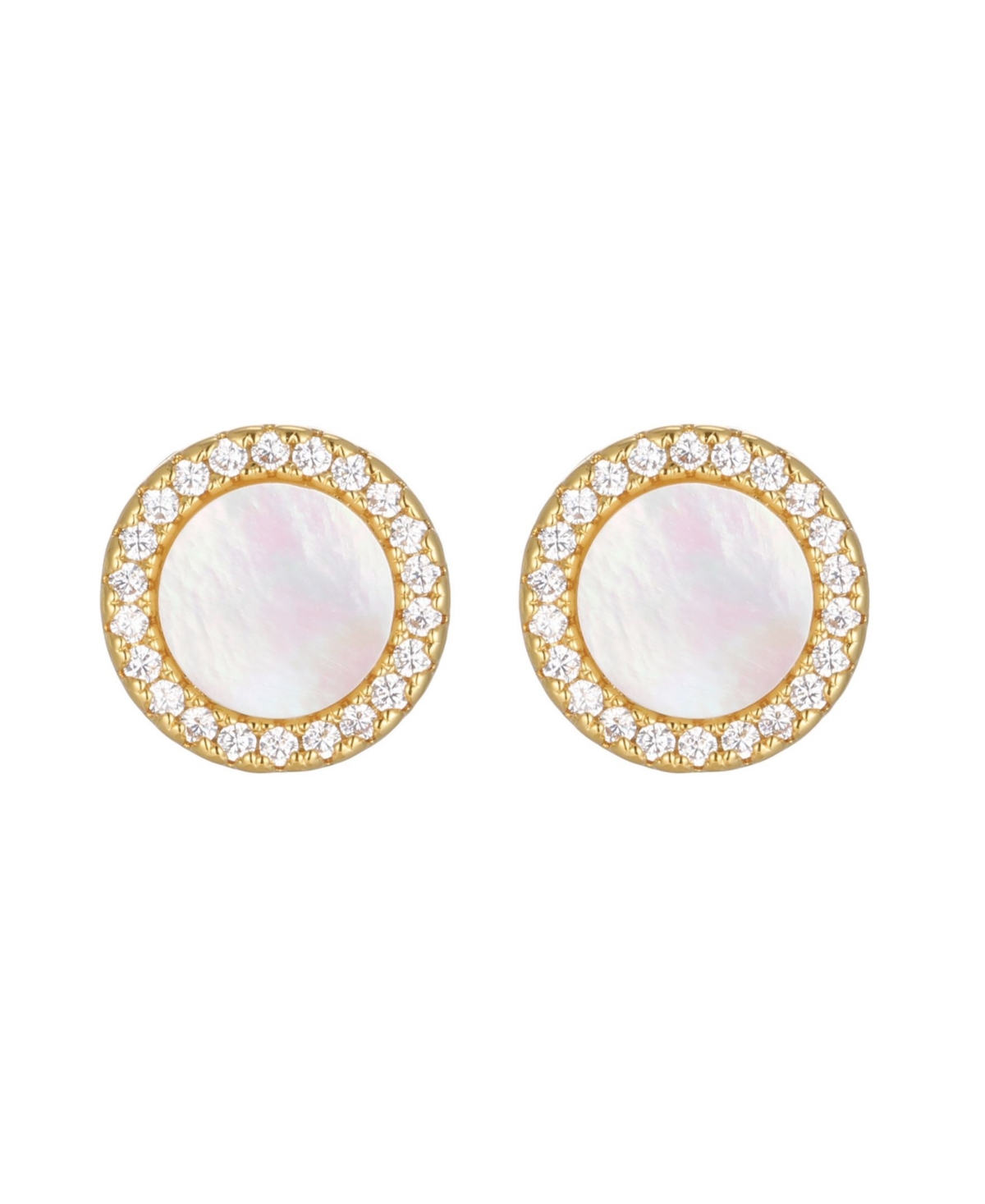 Click here for St. Moran Gold Natural Imitation Pearl Halo Serra... prices