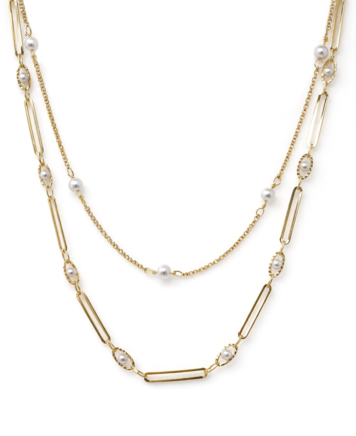Click here for And Now This Simulated Cultivated Pearl Double Str... prices