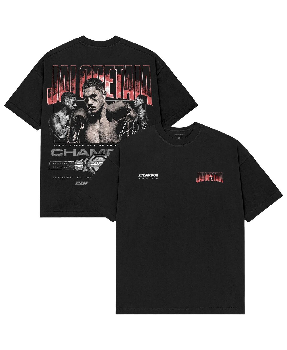 Click here for Zuffa Boxing Merchandise Mens Black Jai Opetaia an... prices
