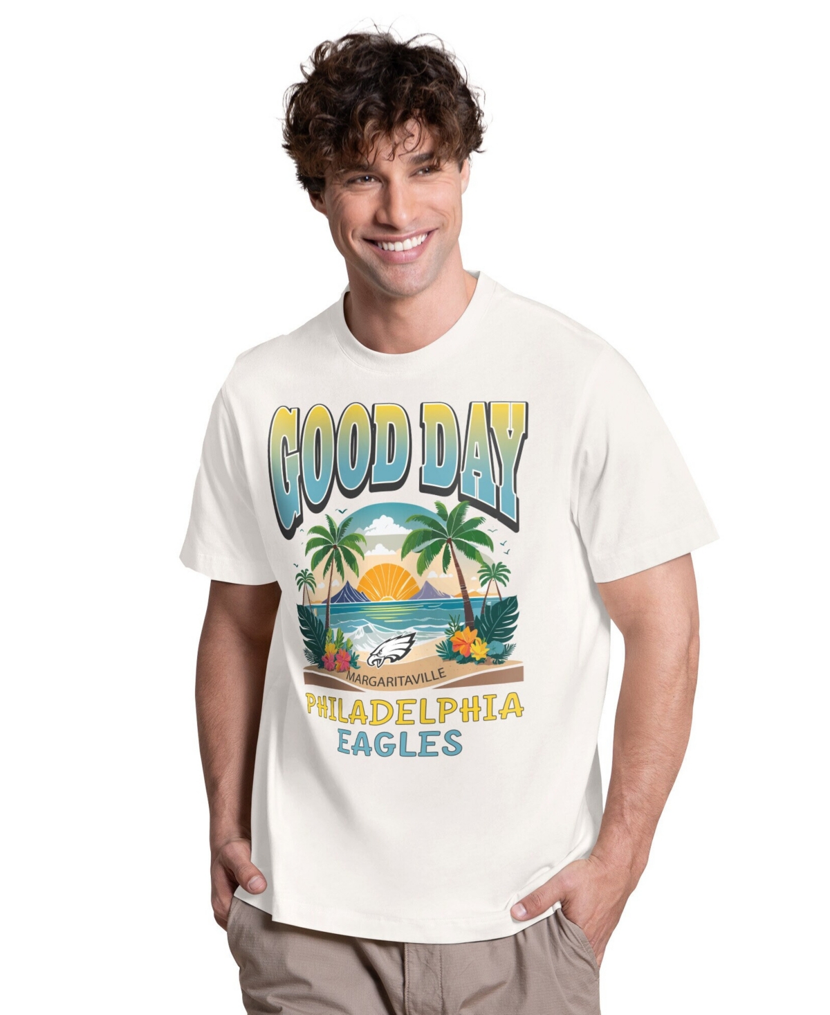 Click here for Margaritaville Mens Cream Philadelphia Eagles Good... prices