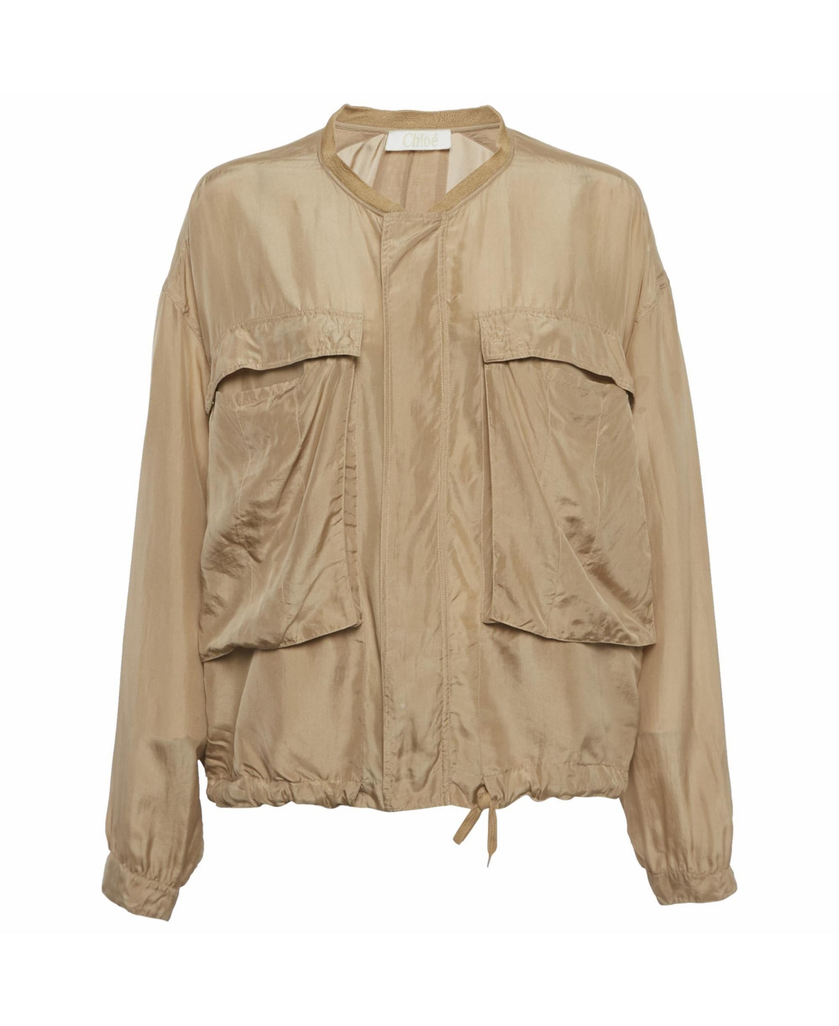Click here for Pre-Owned Chloe Womens Chloandeacute Silk Zip Fron... prices