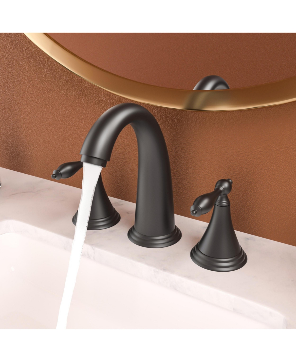 Click here for Phying 2 Handle Widespread Bathroom Faucet 3 Hole... prices